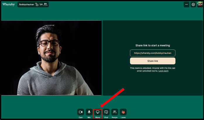 How to share a Powerpoint presentation using Whereby - ParticiPoll